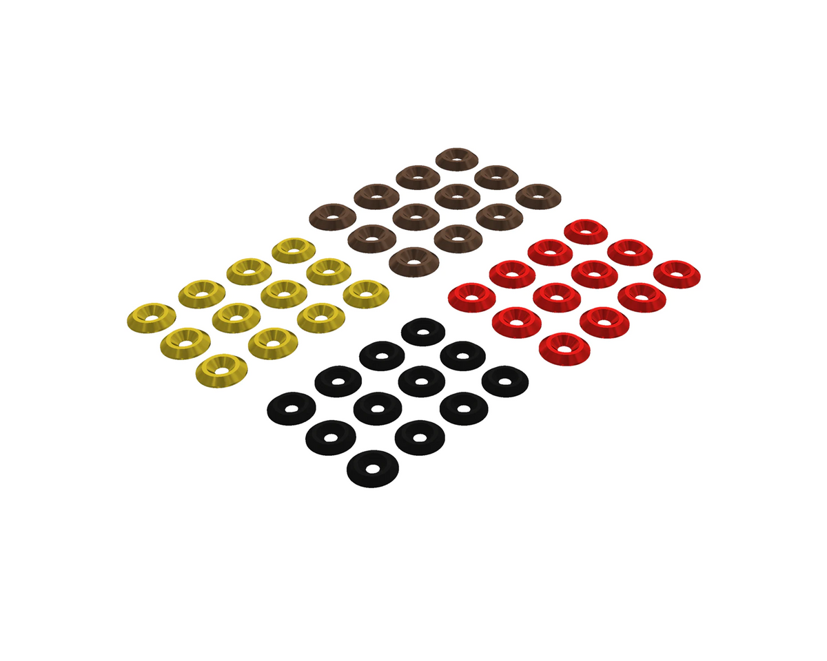 Aluminium CSK Washers 12 Pack – Bei House Australia